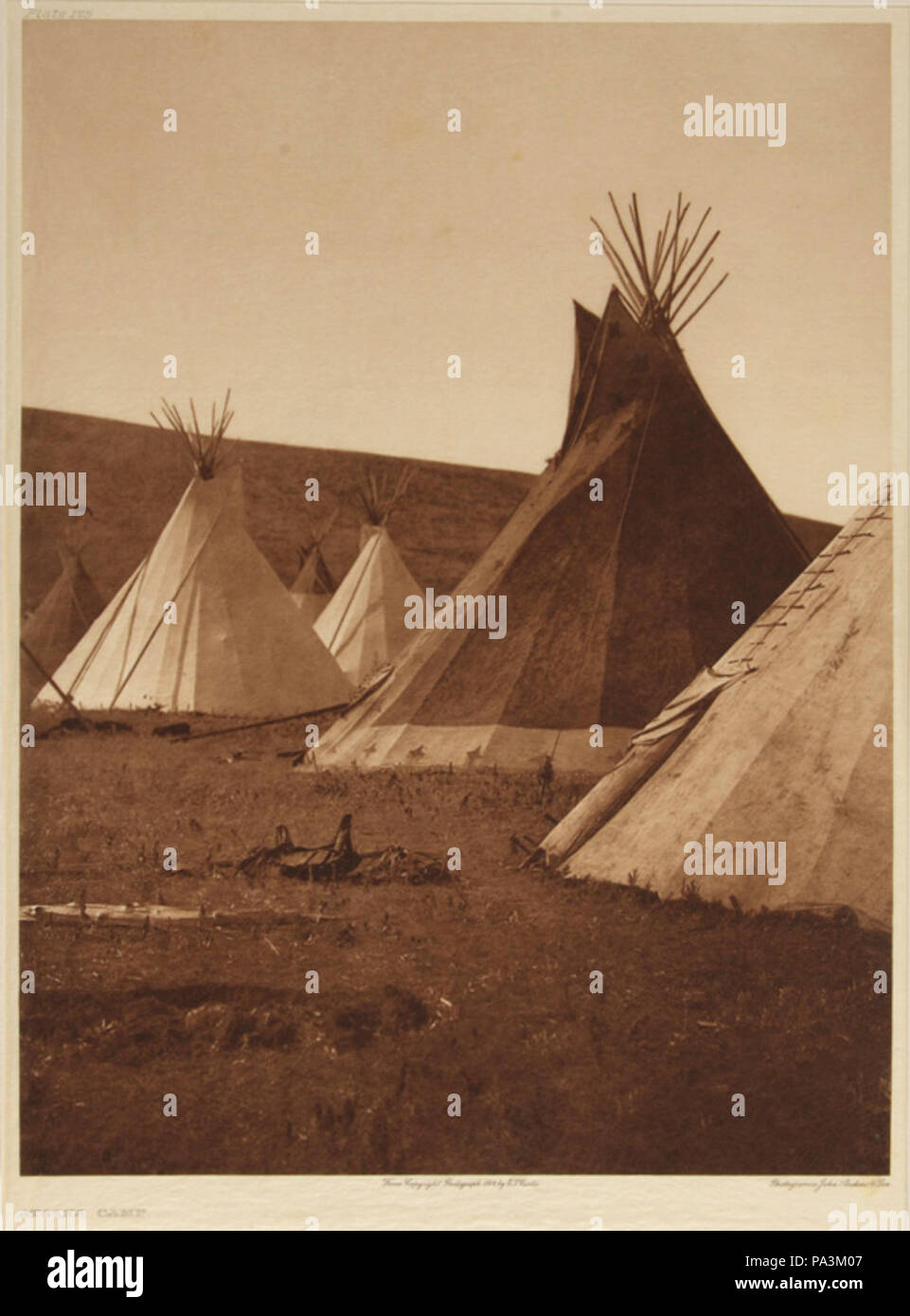 Atsina camp hi-res stock photography and images - Alamy