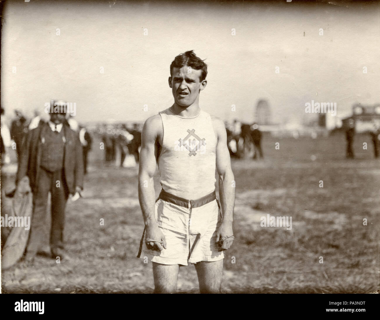 26 1904 Olympics- Archie Hahn, Milwaukee Athletic Club, winner of 100 ...