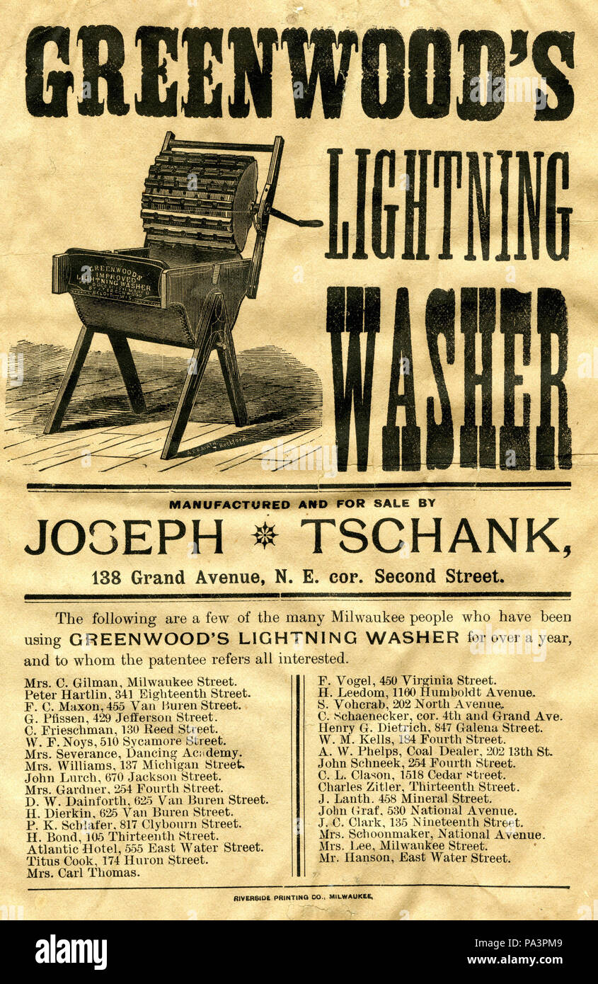 1880's advertising hi-res stock photography and images - Alamy