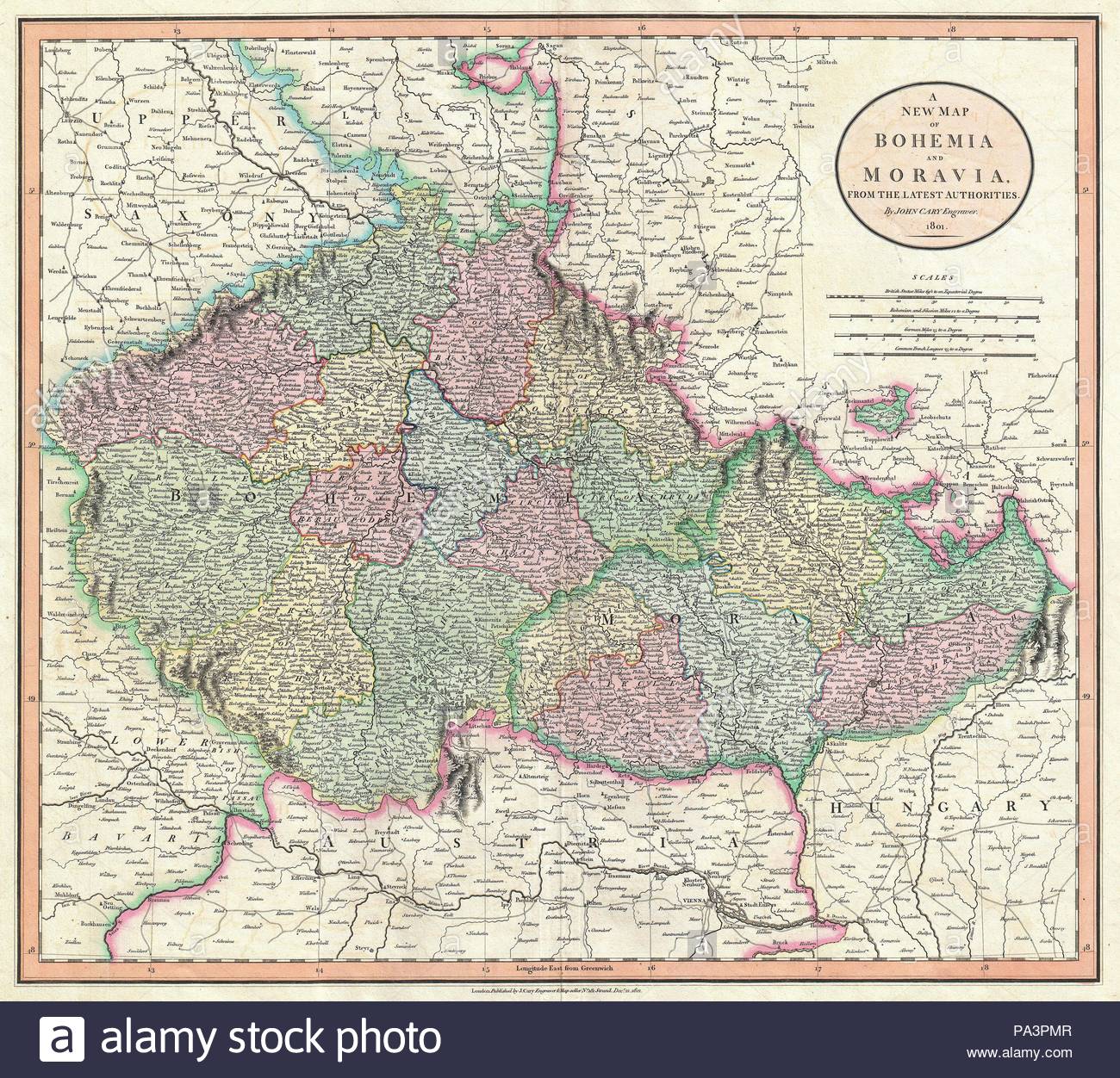 Map Of Bohemia Stock Photos & Map Of Bohemia Stock Images - Alamy