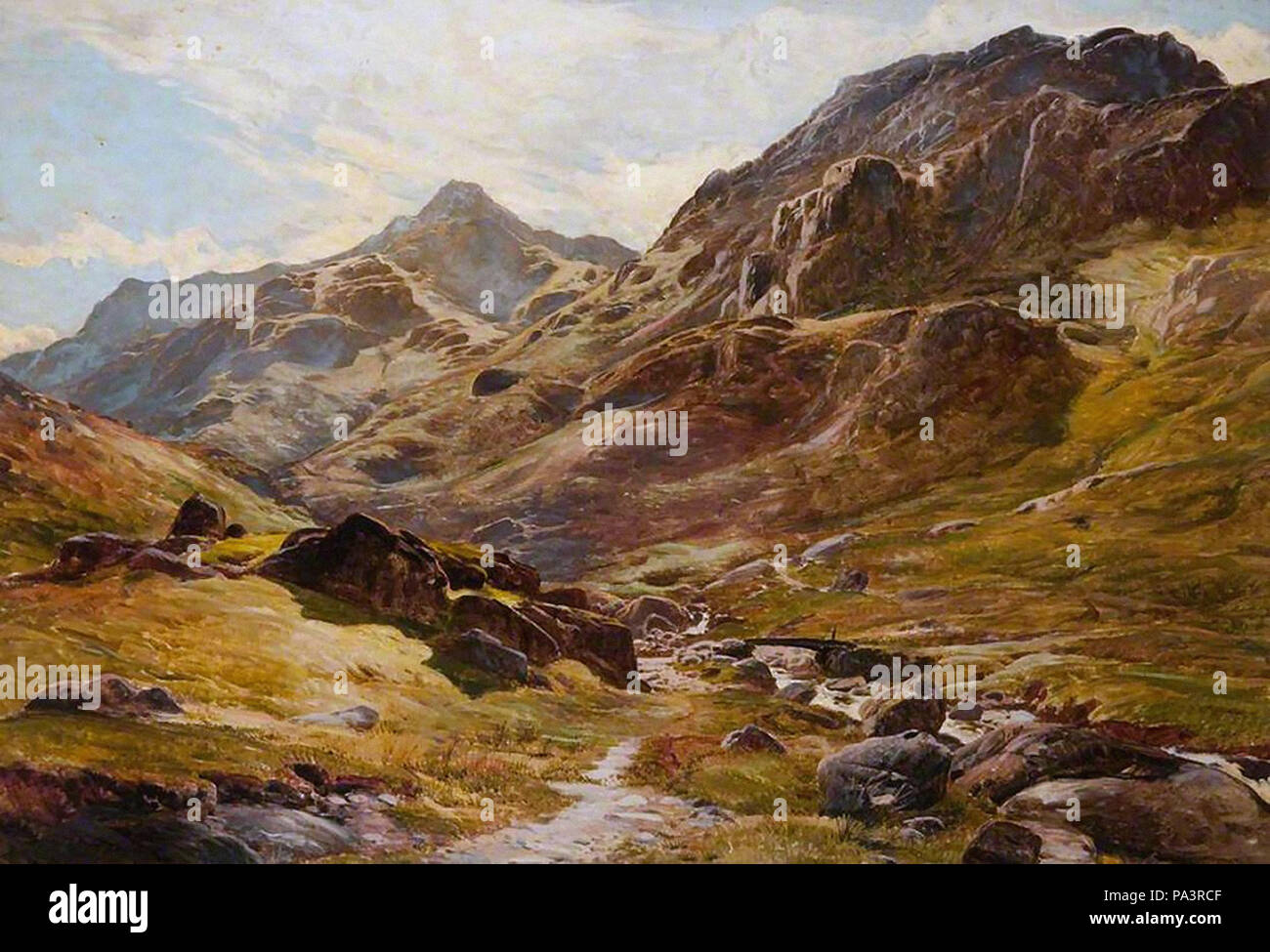 Percy Sidney Richard - a View in Cumberland Stock Photo - Alamy