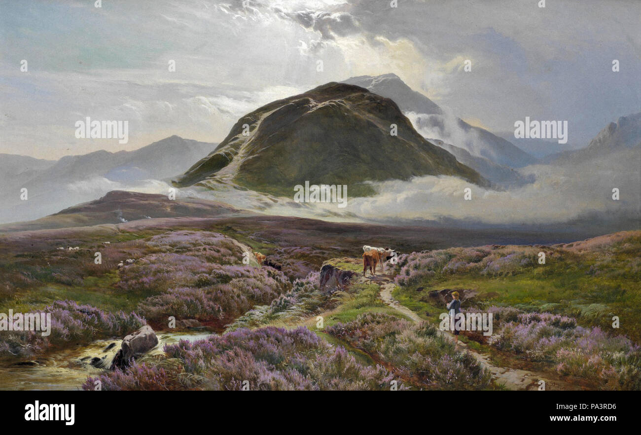 Percy Sidney Richard - Carn Dearg and Ben Nevis from Achintee Stock ...