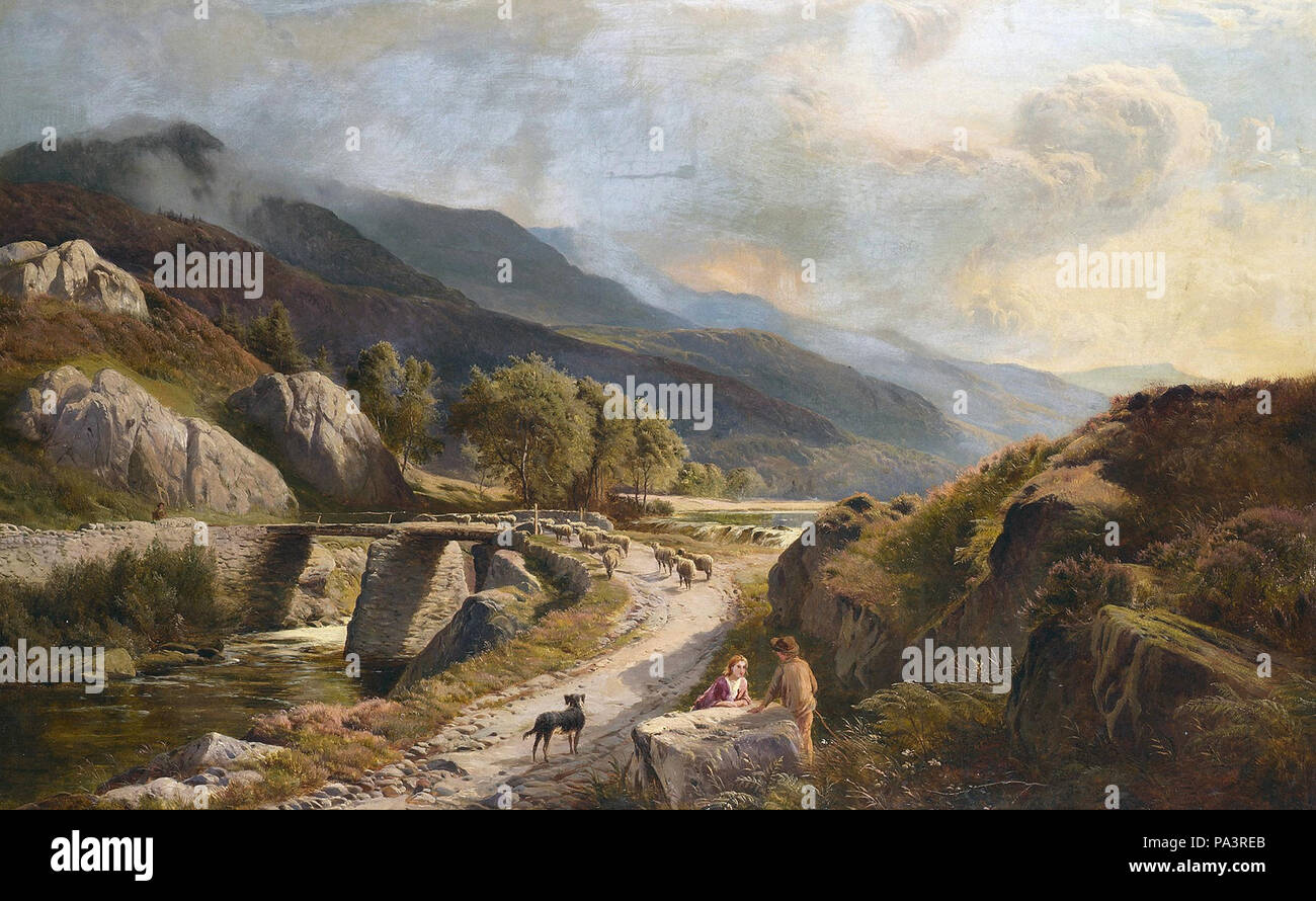 Percy Sidney Richard - Highland Pass (near Bettws-Y-Coed Stock Photo ...