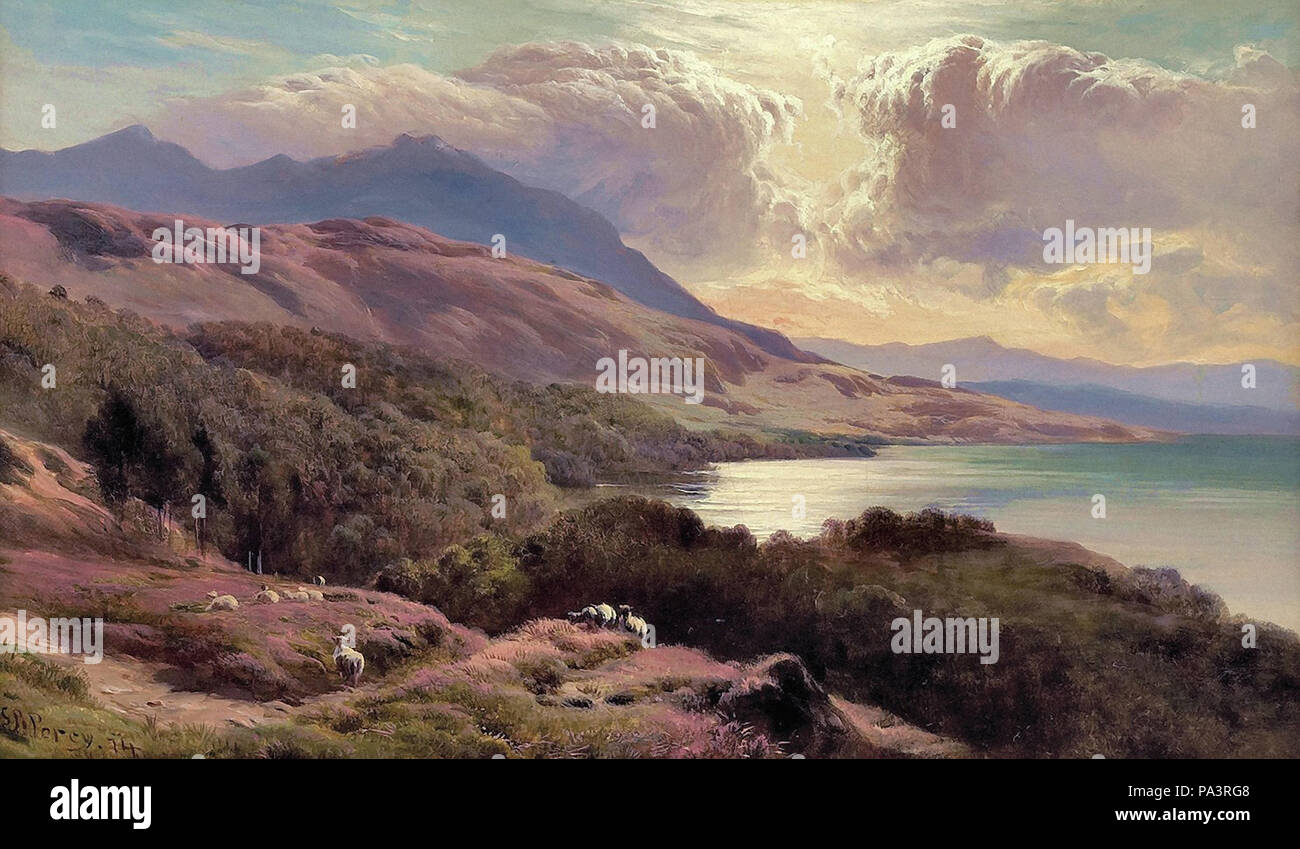 Percy Sidney Richard - Loch Tay Perthshire 1 Stock Photo - Alamy
