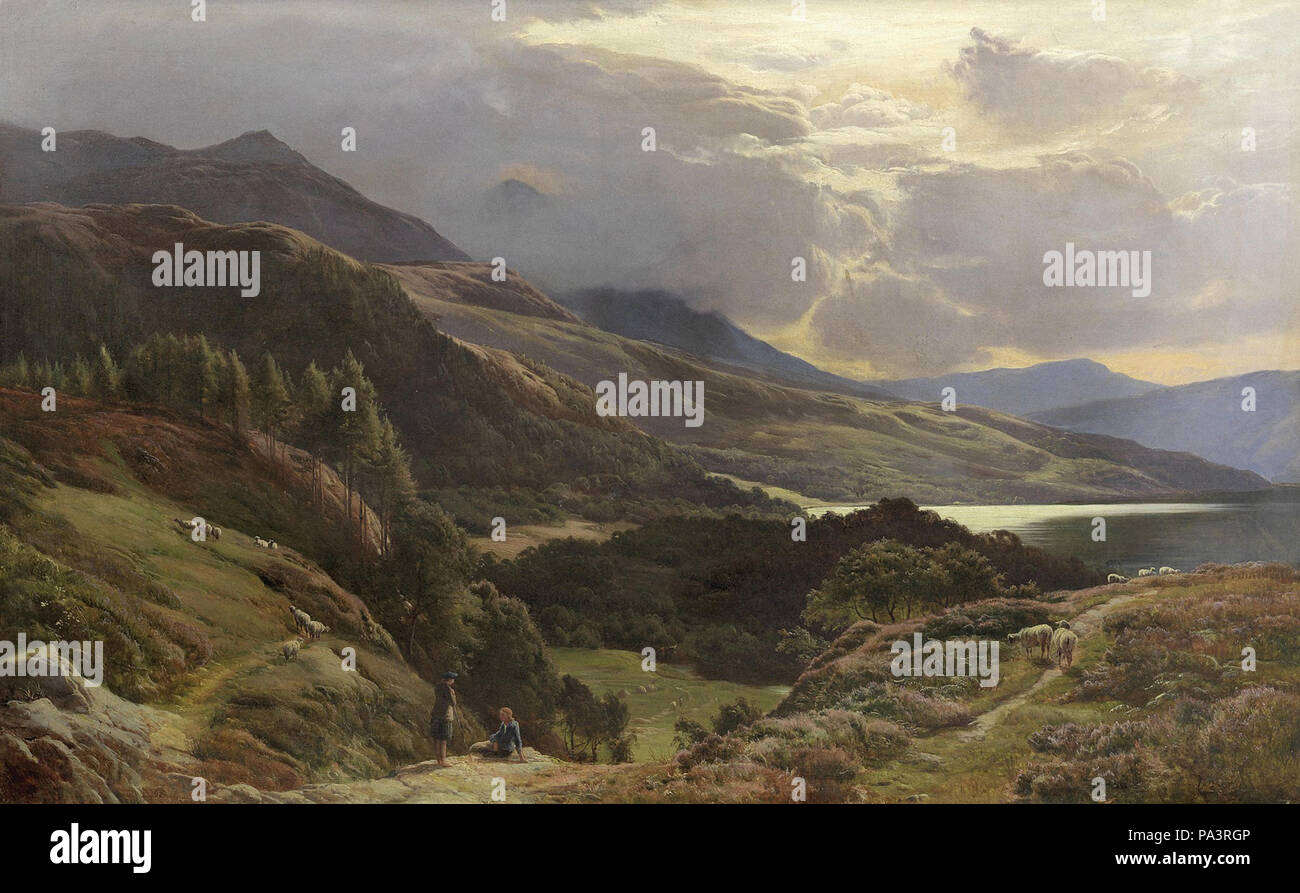 Percy Sidney Richard - Loch Tay Perthshire 2 Stock Photo - Alamy