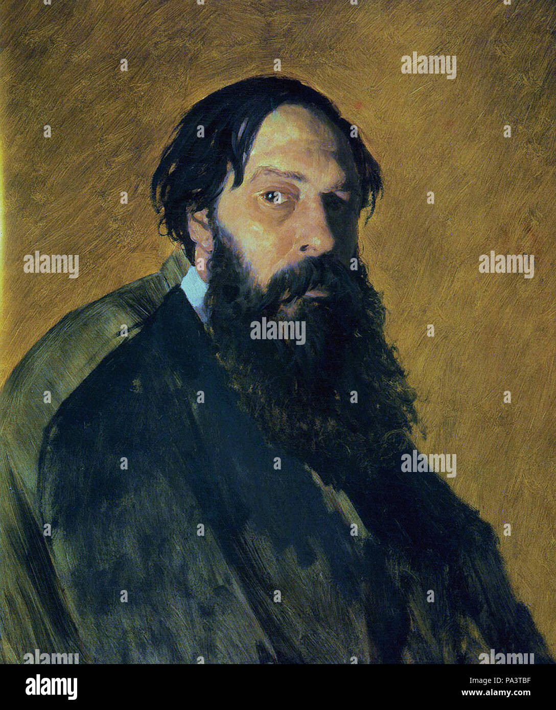 Perov Vasily - Portrait of Alexei Savrasov Stock Photo - Alamy