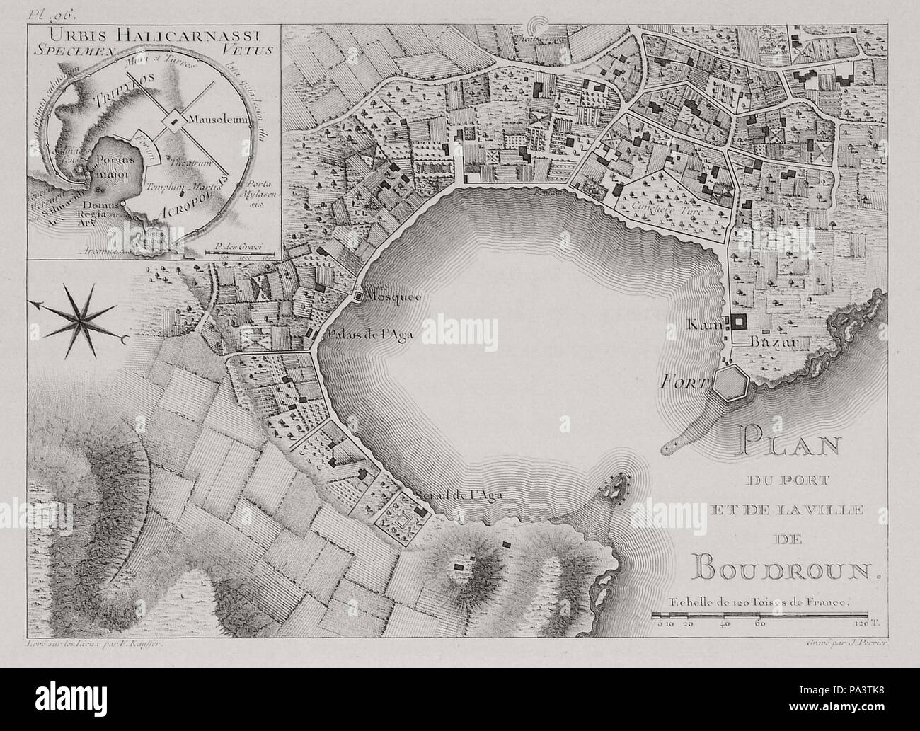 Bodrum city map hi-res stock photography and images - Alamy