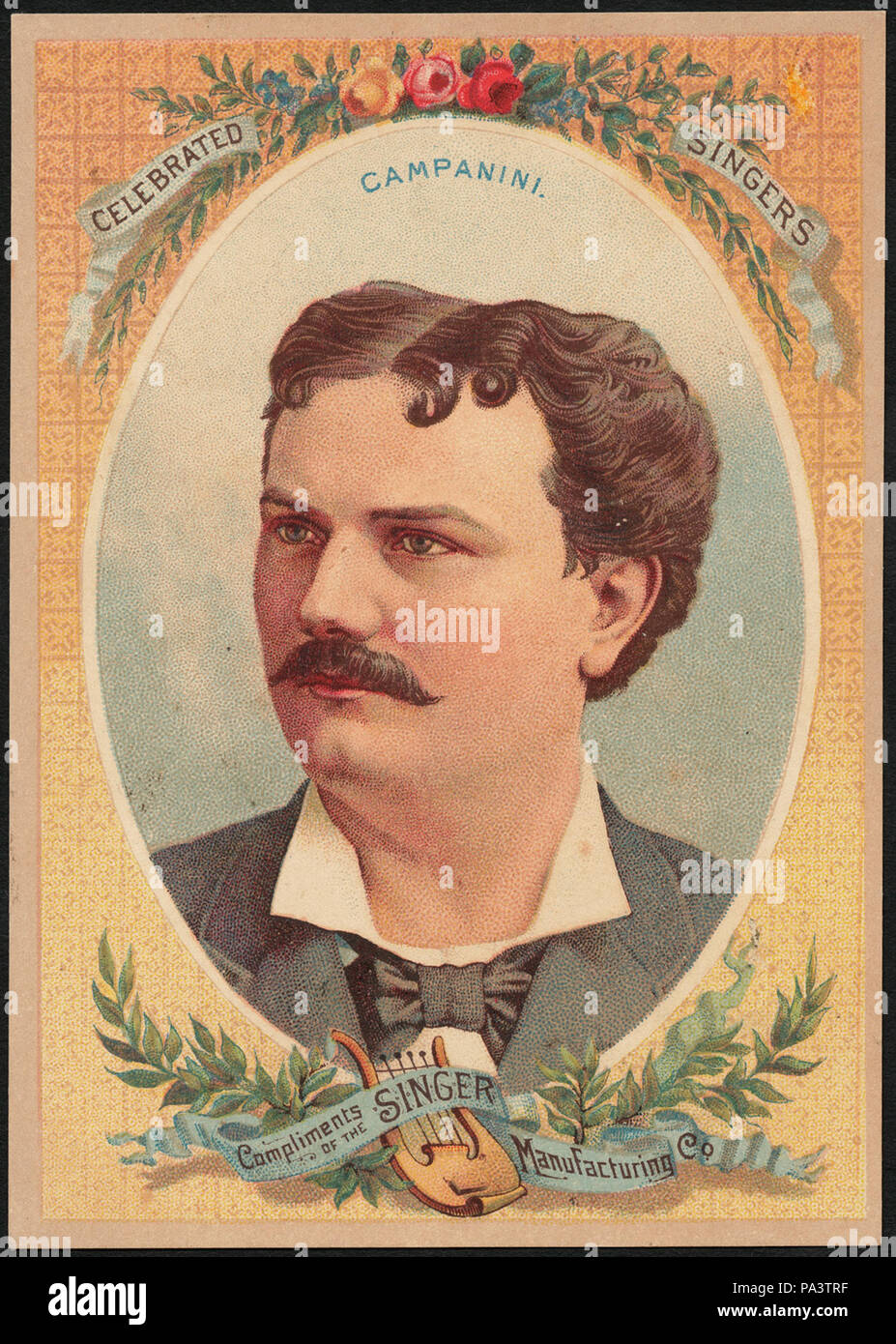 291 Celebrated singers - Campanini - Compliments of the Singer ...