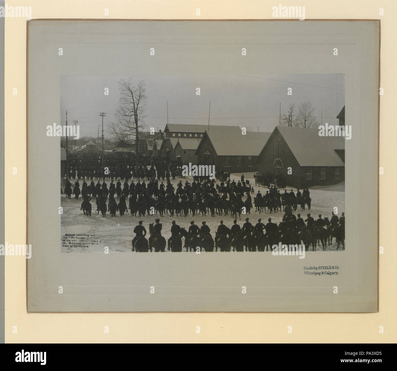 First mounted review of strathcona horse at ottawa hi-res stock ...