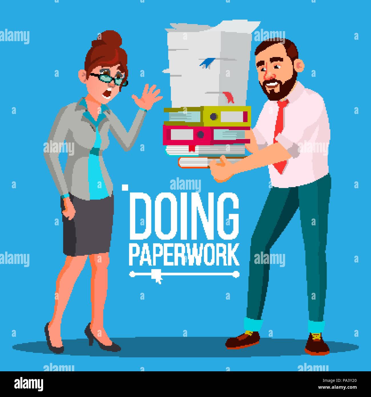 Administration Cartoon Stock Vector Images - Alamy