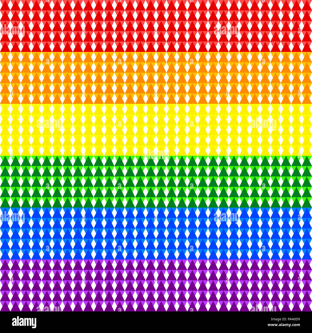 Abstract colorful geometric pattern, rainbow LGBT pride flag colors, on ...