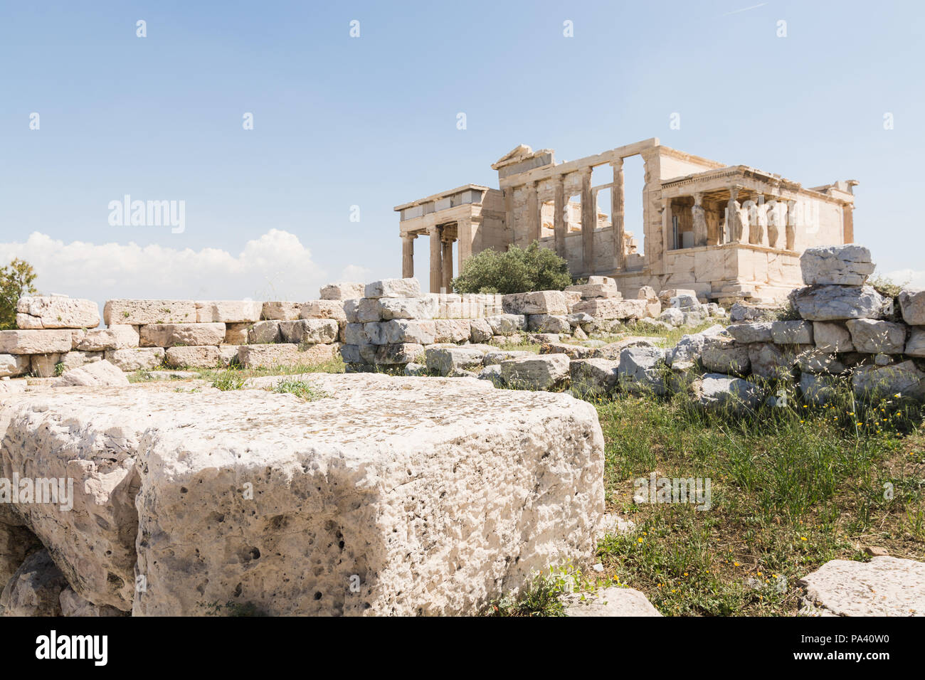 Old Temple Of Athena Acropolis