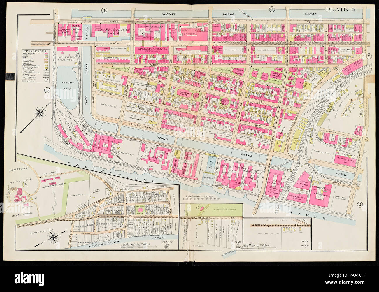 Map of holyoke hi-res stock photography and images - Alamy