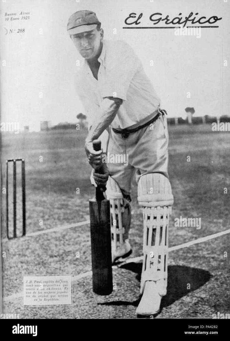 57 Cricket paul 1925 Stock Photo - Alamy