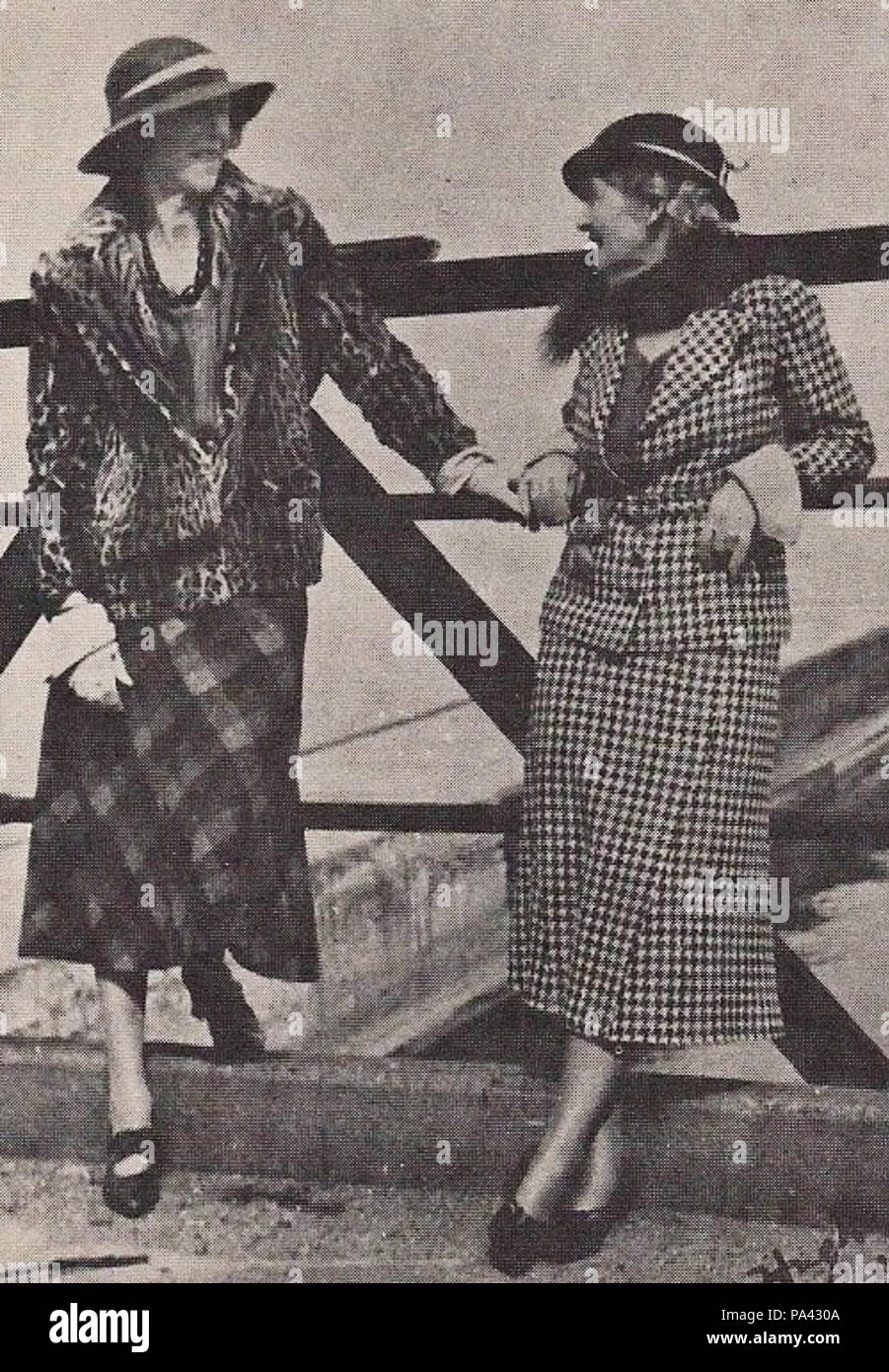 170 Mazo De La Roche & Caroline Clement, ca. 1930s Stock Photo - Alamy