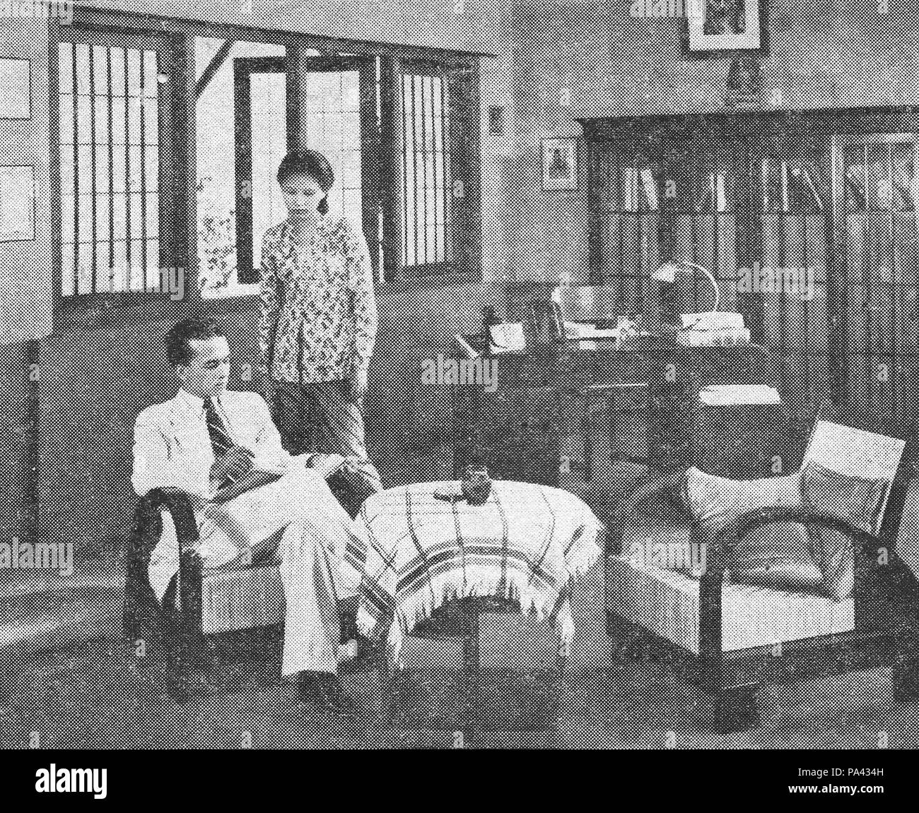 African style house Black and White Stock Photos & Images - Alamy