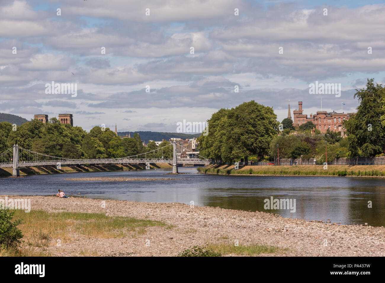The River Ness in the city of Inverness, Scotland, UK Stock Photo - Alamy