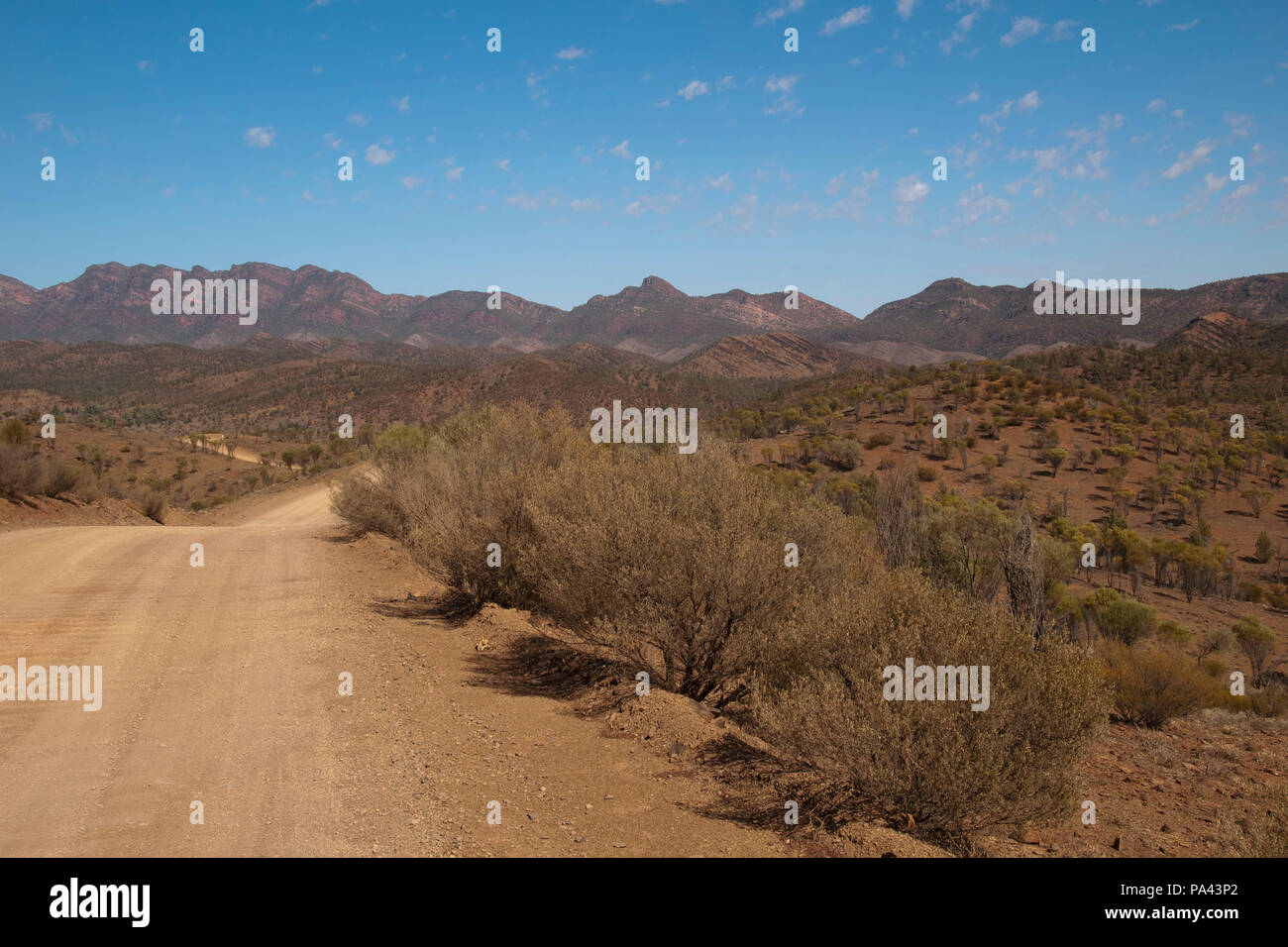 Bunyeroo Valley South Australia, views from Razorback lookout over ...