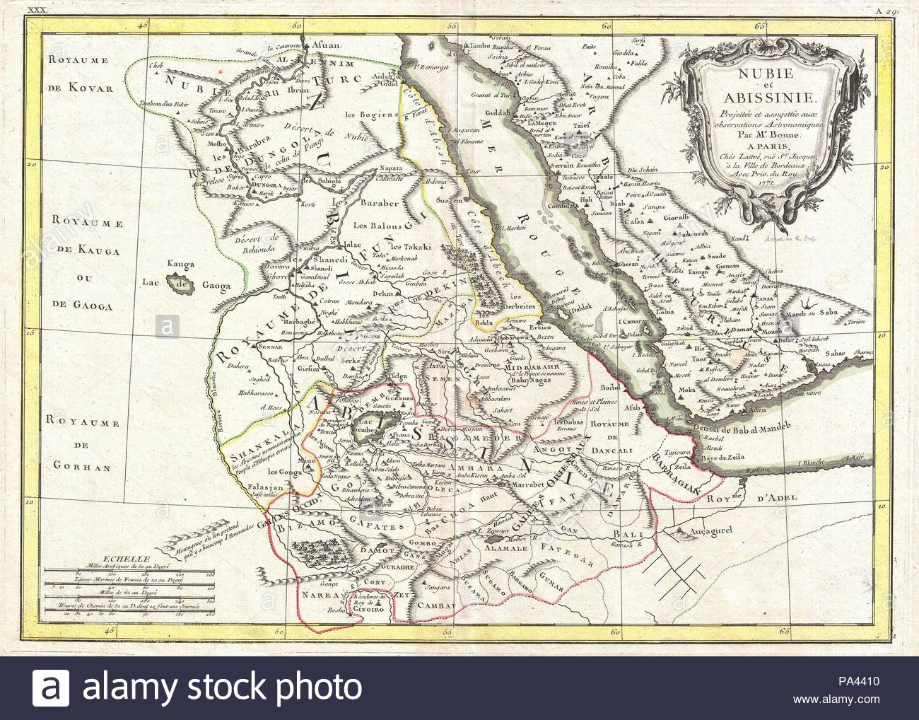 Map Of Ethiopia Abyssinia Stock Photos & Map Of Ethiopia Abyssinia ...