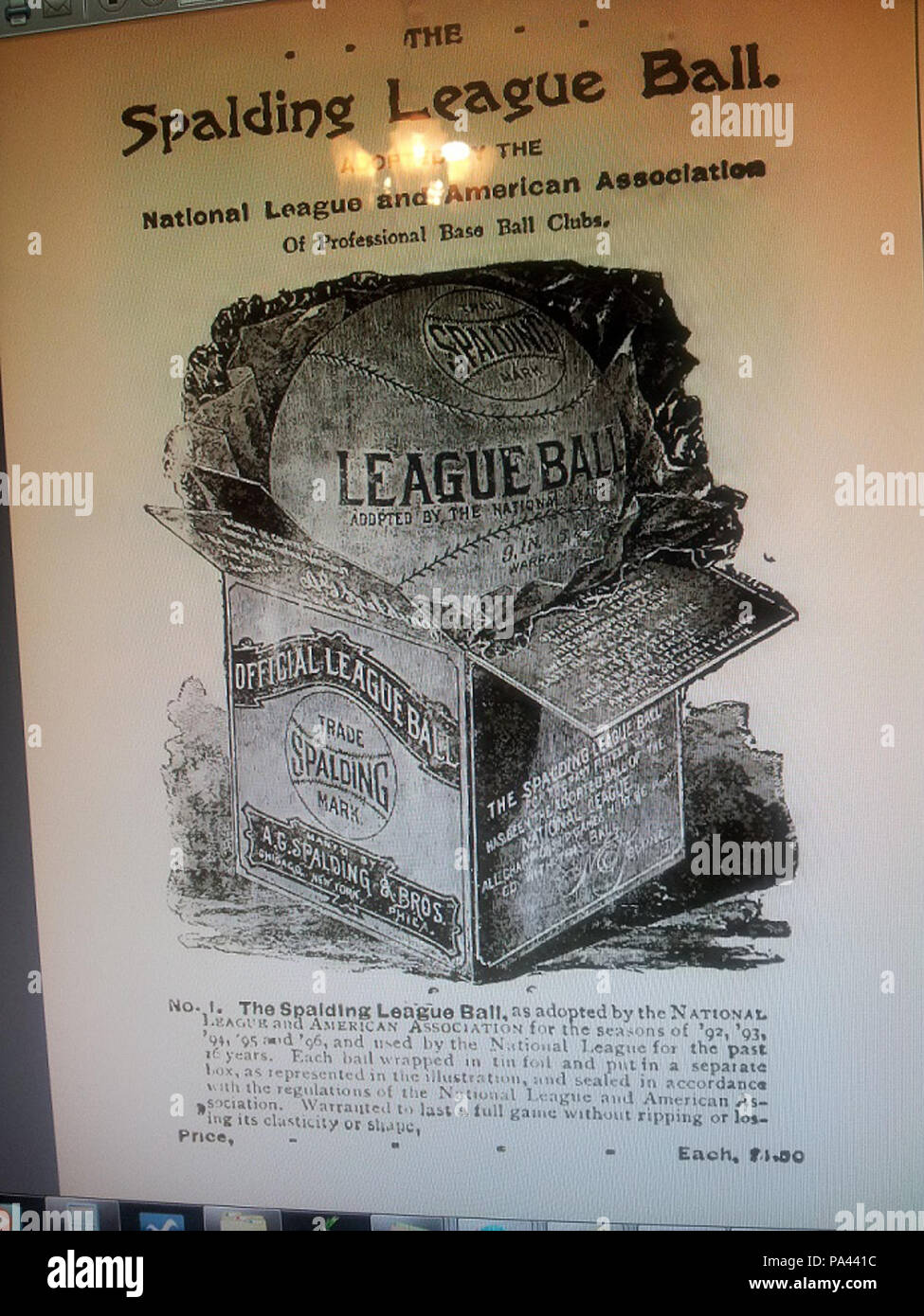 Spalding baseball hi-res stock photography and images - Alamy