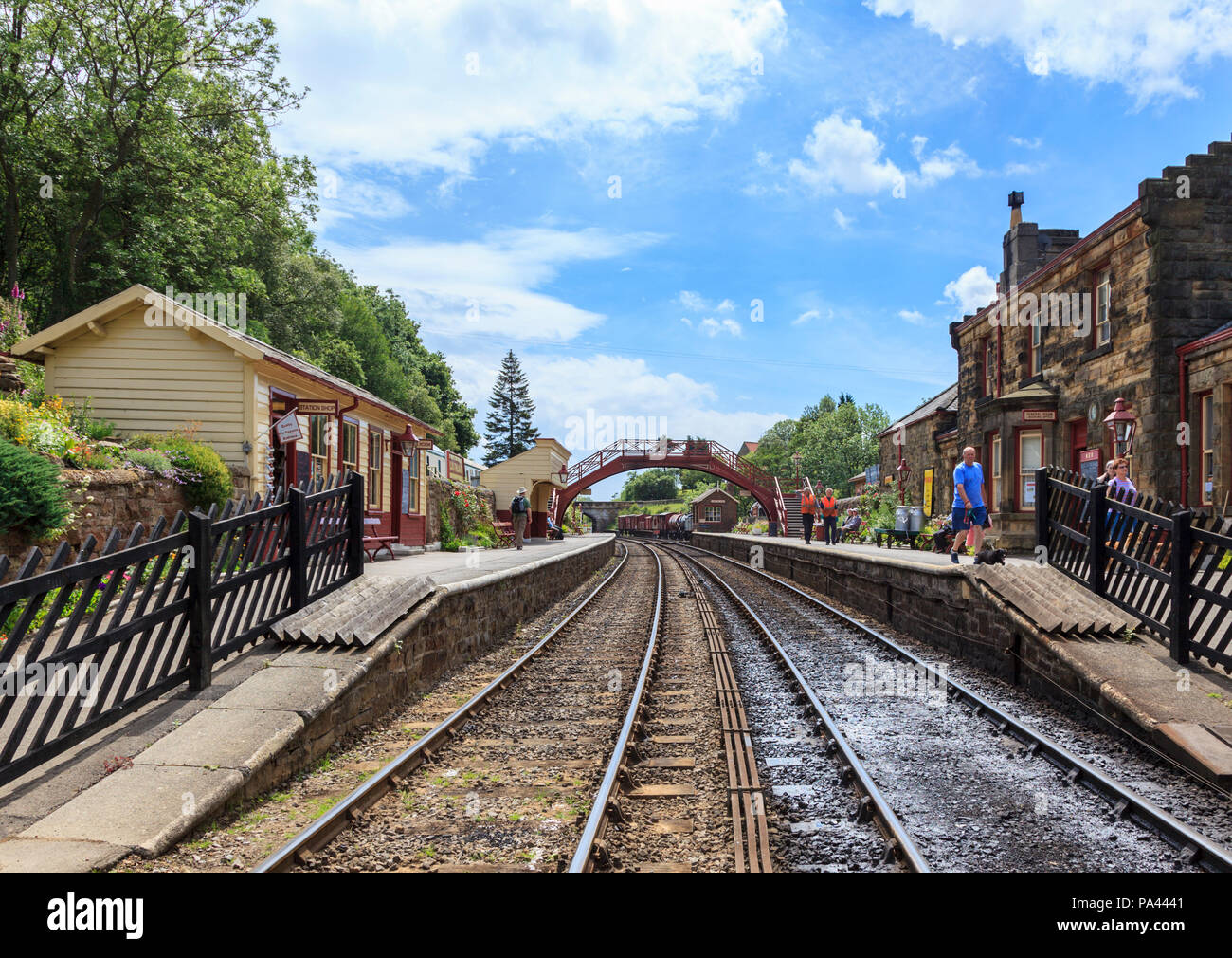 Goathland Station, North York Moors, England Stock Photo - Alamy