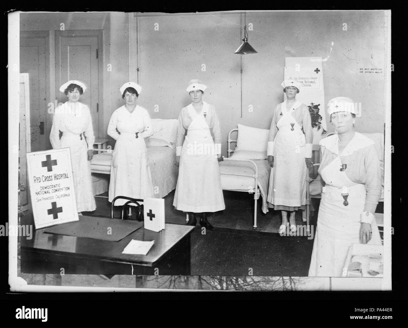 649 First aid booth at 1920 DNC 11760a Stock Photo - Alamy