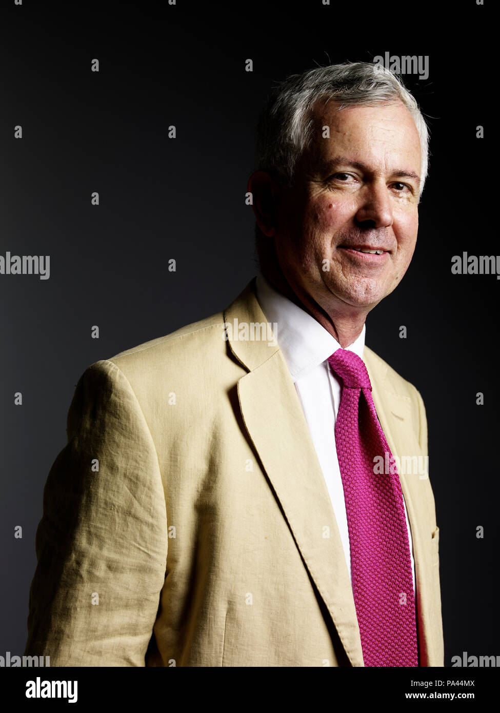 Andrew Gimson at the Oldie Literary Lunch 17/07/18; ; Photography Neil ...