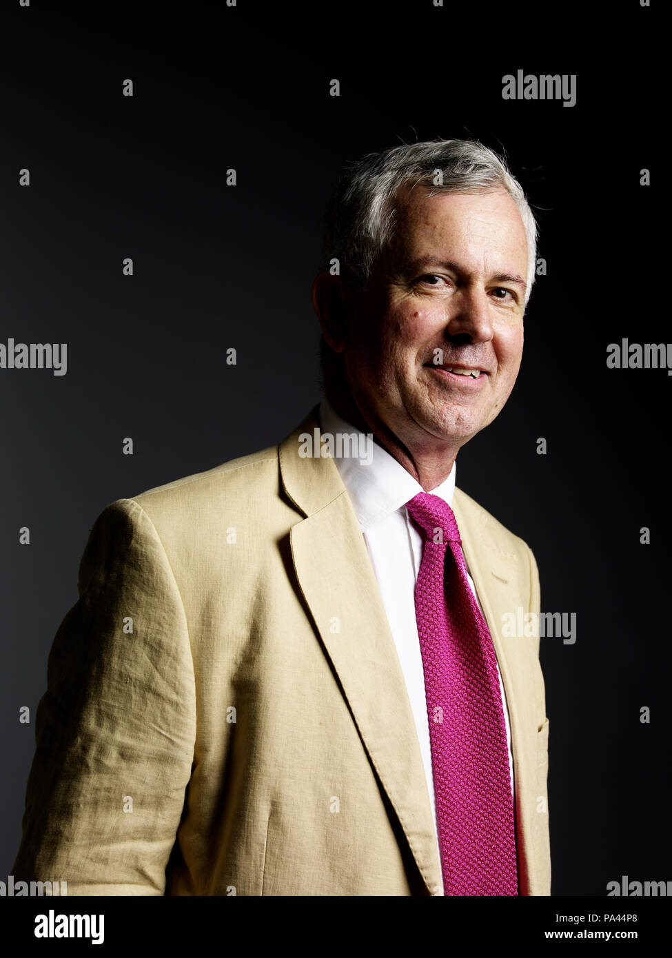 Andrew Gimson at the Oldie Literary Lunch 17/07/18; ; Photography Neil ...