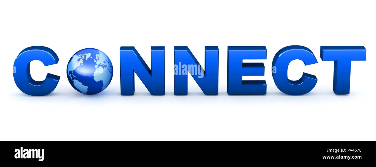 Isolated on white connection sign for internet applications Stock Photo ...