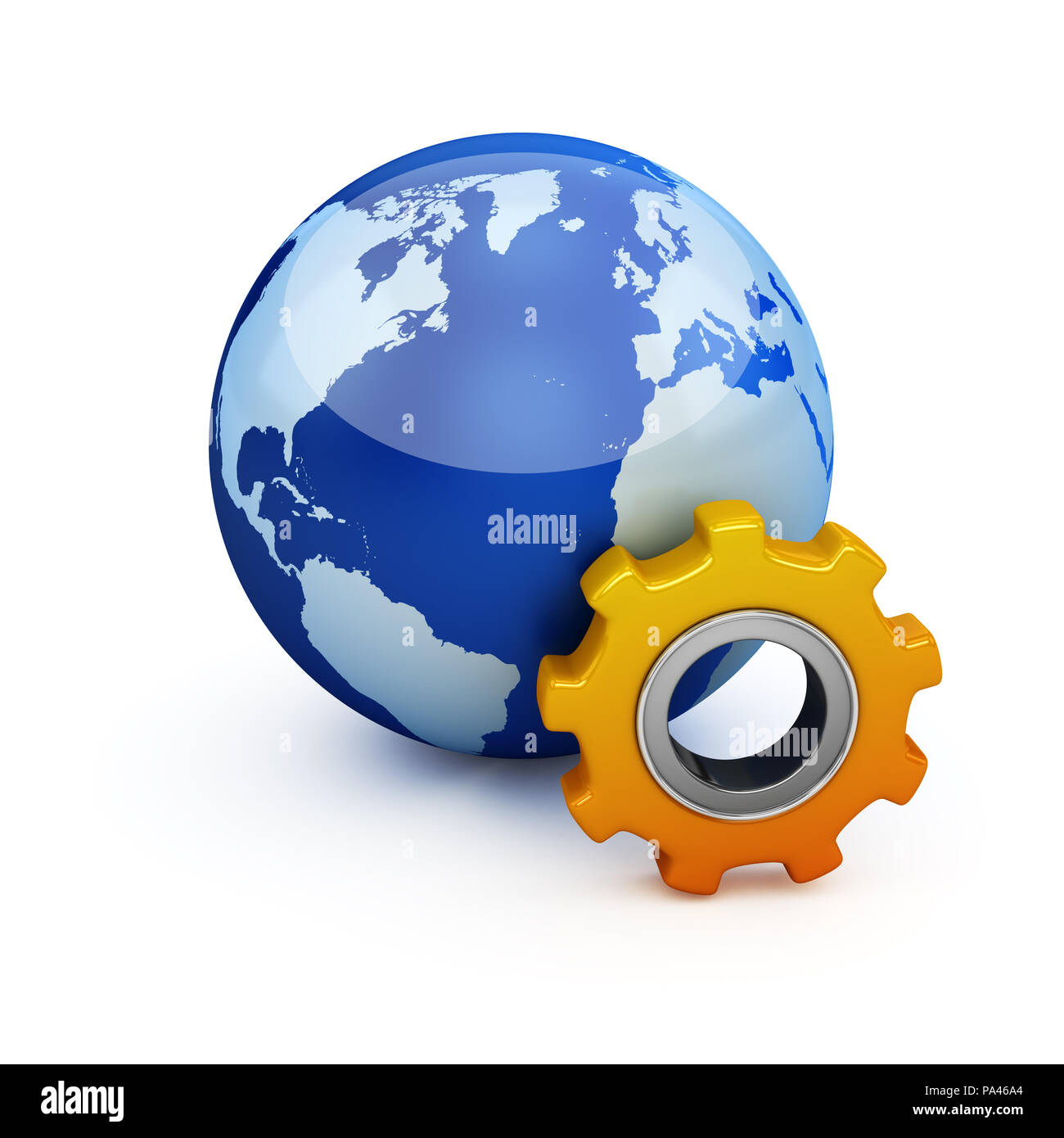 Network settings icon for any kind of applications Stock Photo - Alamy