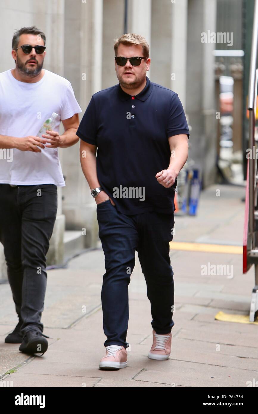 James Cordon seen filming a sketch for The Late late Show Featuring ...