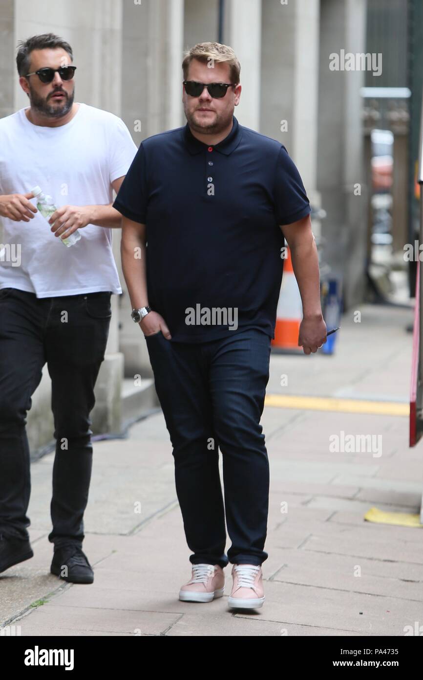 James Cordon seen filming a sketch for The Late late Show Featuring ...