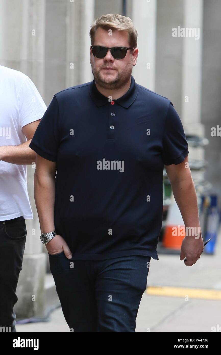 James Cordon seen filming a sketch for The Late late Show Featuring ...