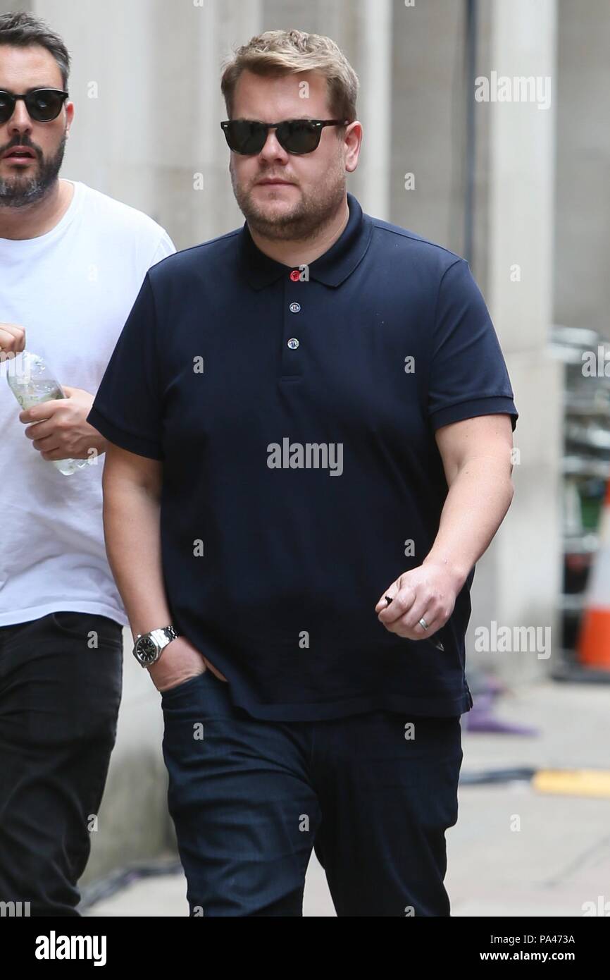 James Cordon seen filming a sketch for The Late late Show Featuring ...