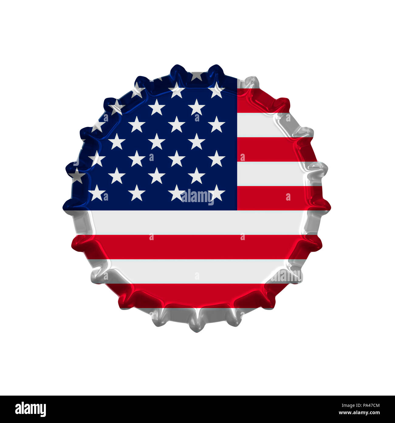 American flag circle icon Cut Out Stock Images & Pictures - Alamy