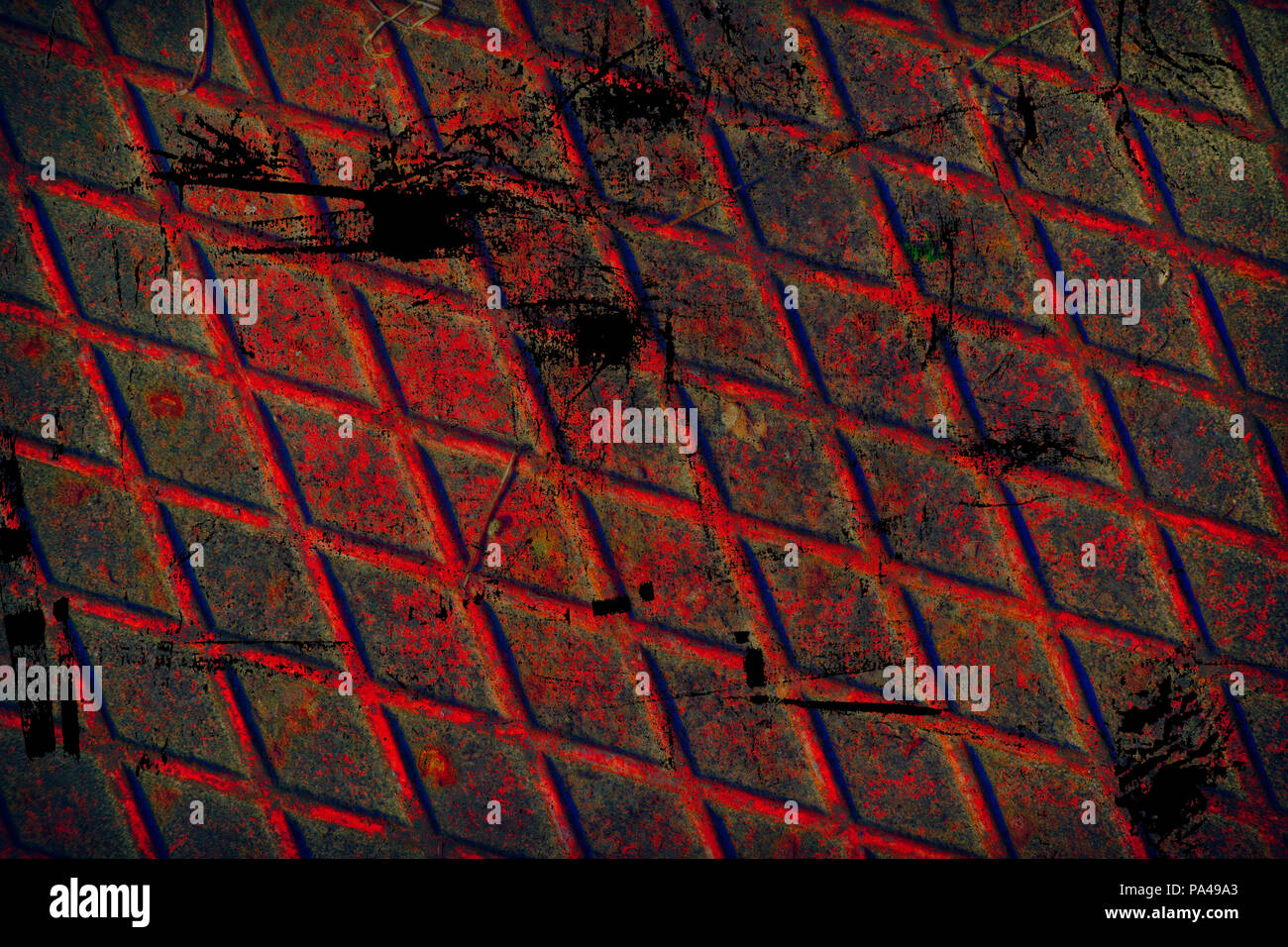 Ultra orange Stainless steel texture, iron background for designer use ...