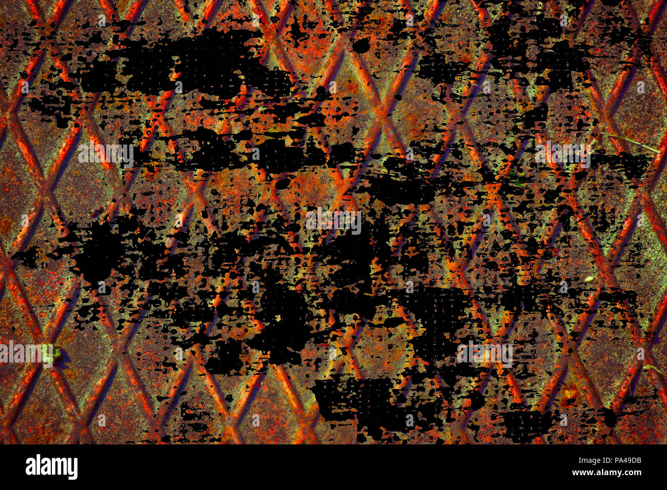 Grunge Ultra orange Stainless steel texture, iron background for ...