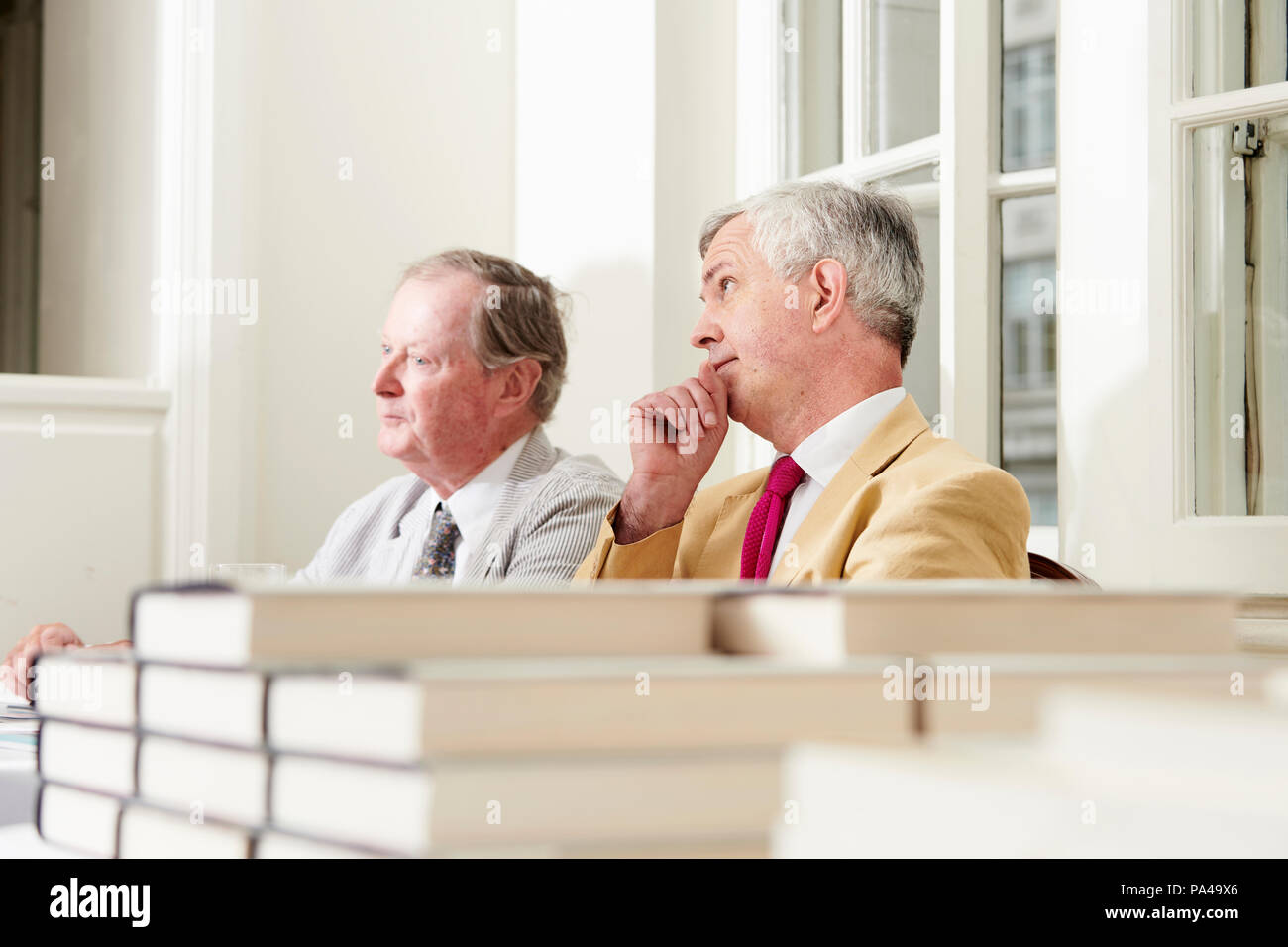 Andrew Gimson & Ferdinand Mount at The Oldie Literary Lunch 17/07/18 ...
