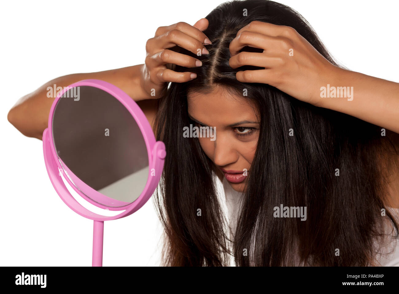 Hair root woman hi-res stock photography and images - Alamy