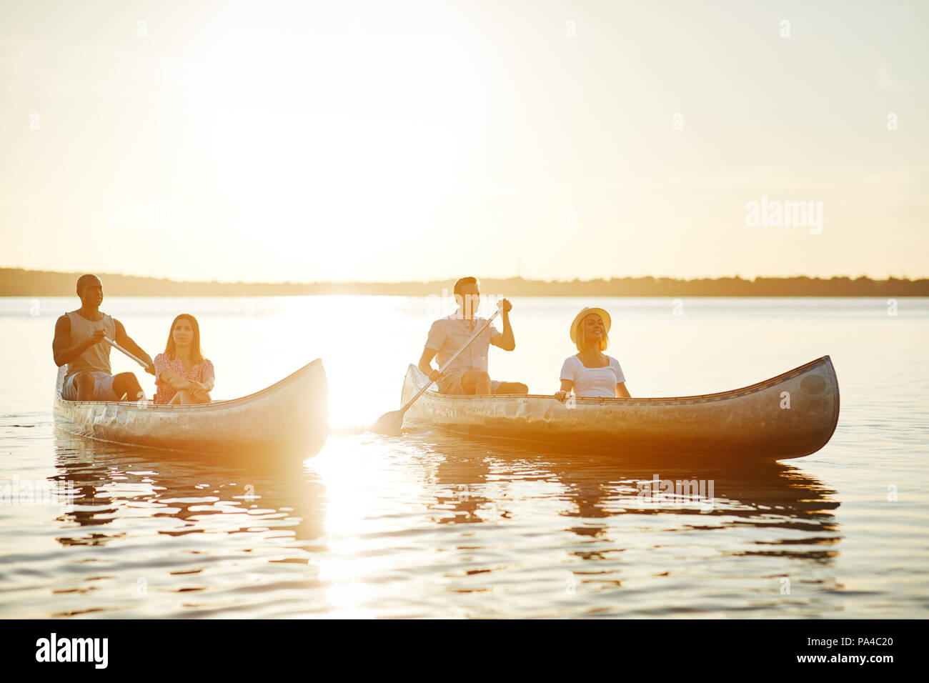 Diverse group of people boating hi-res stock photography and images - Alamy