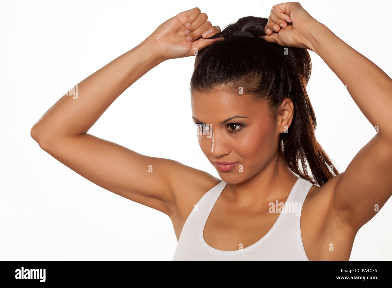 Exotic indian model hi-res stock photography and images - Alamy