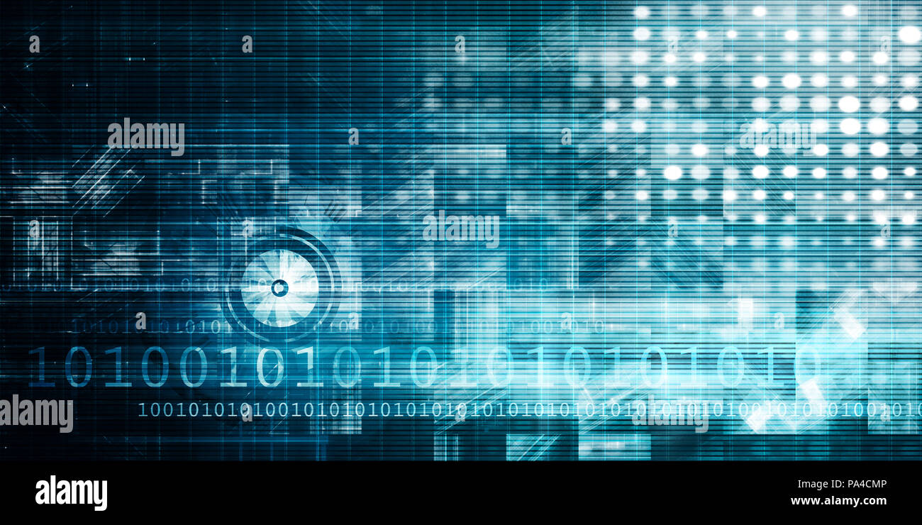 Information Technology Platform and Database System Concept Stock Photo ...