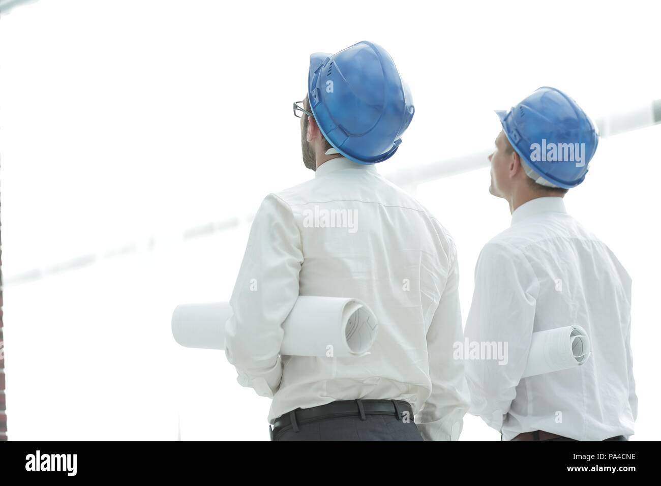 rear view. architect and Builder Stock Photo - Alamy rear view. architect and Builder Stock Photo - Alamy