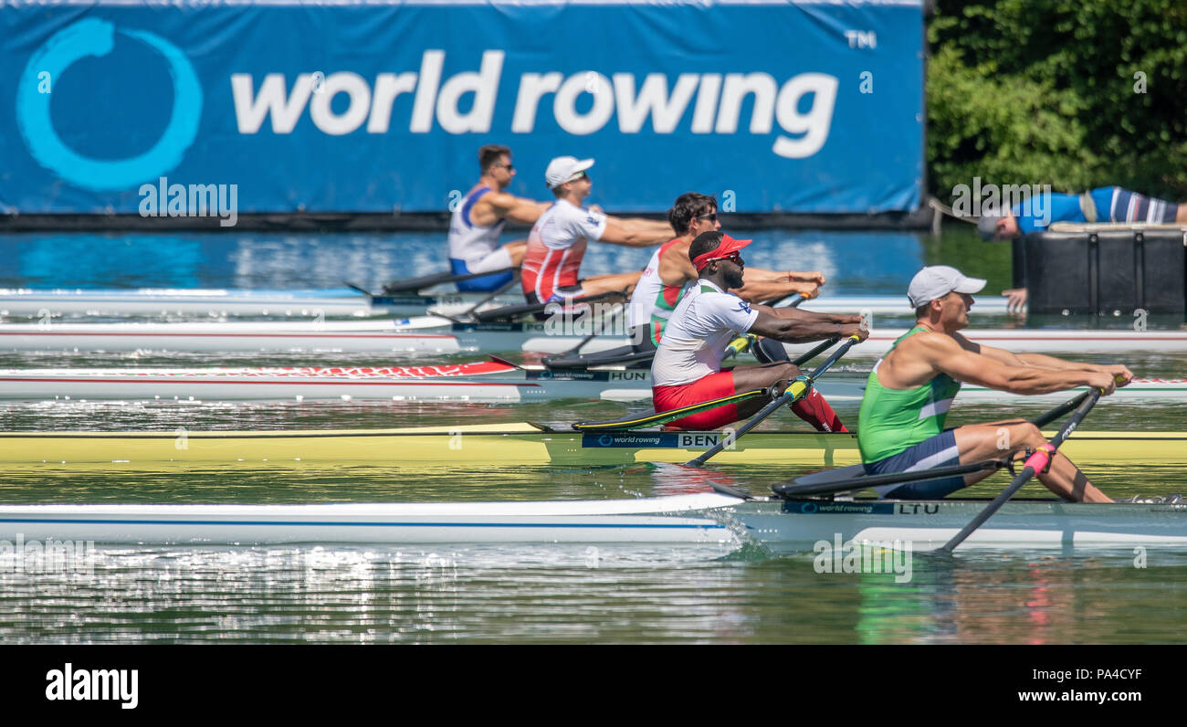 Lucerne, SWITZERLAND, 12th July 2018, Friday, "BEN M1X", "Privel ...