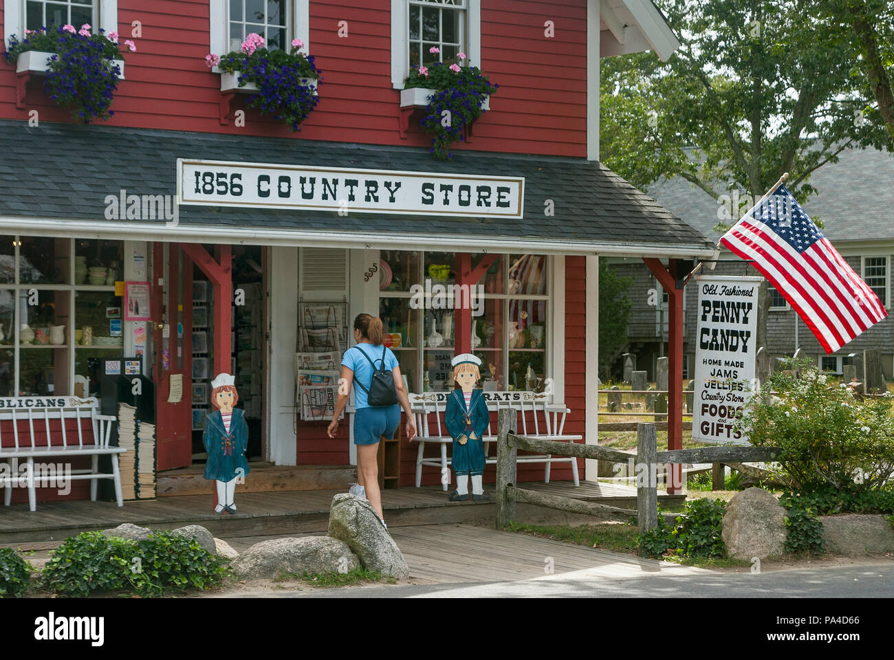 Country Store, Centerville, Cape Cod, Massachusetts, USA Stock Photo ...