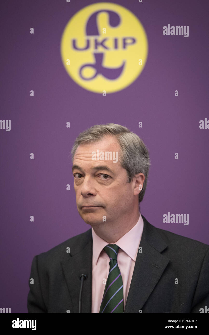 Emmanuel Centre, Westminster, London, UK. 19th April, 2016. UKIP Leader ...