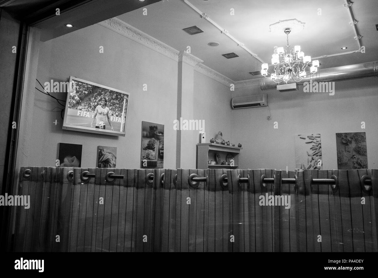 Tirana daily life Black and White Stock Photos & Images - Alamy