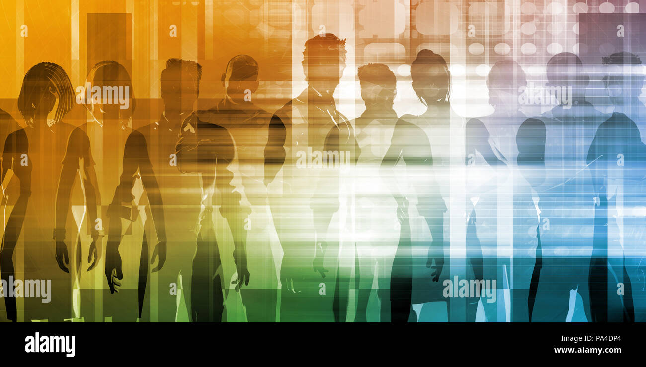 Business Networking Session as an Illustration Concept Stock Photo - Alamy