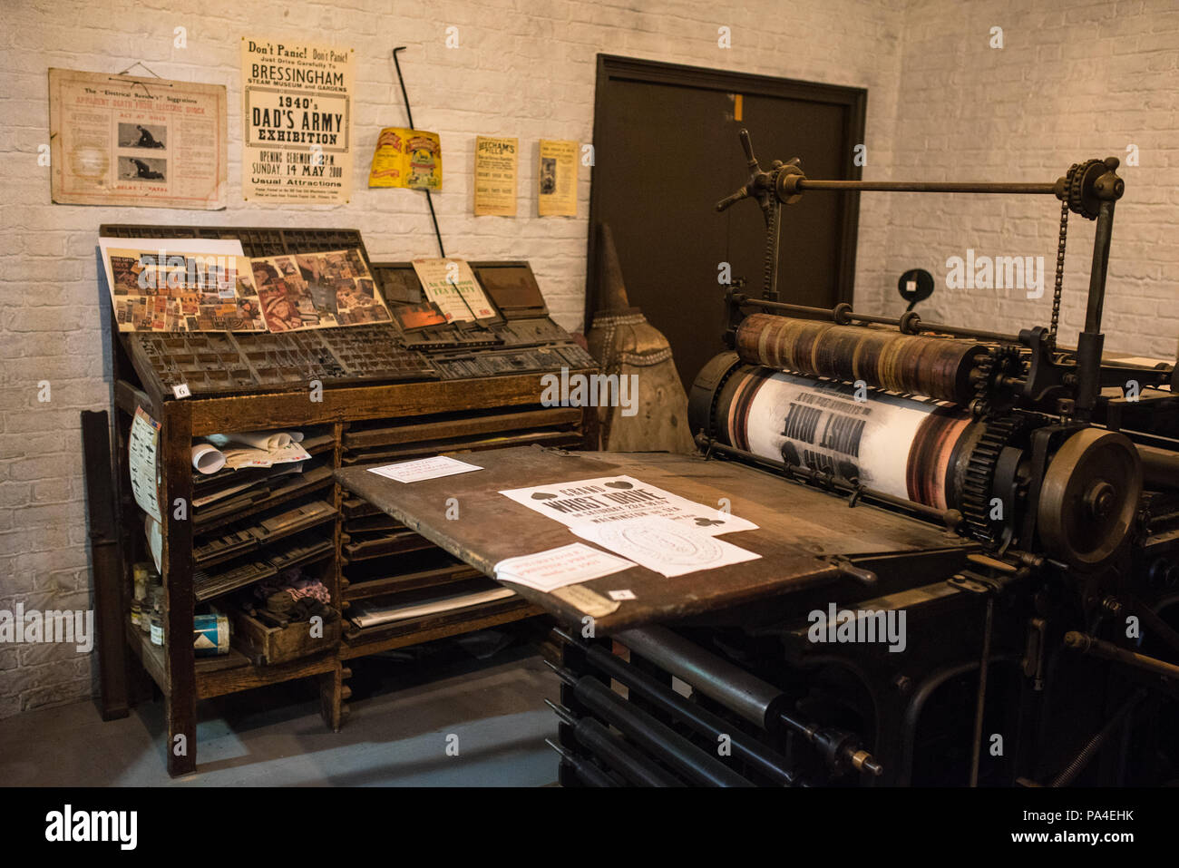 Newspaper printing room hi-res stock photography and images - Alamy
