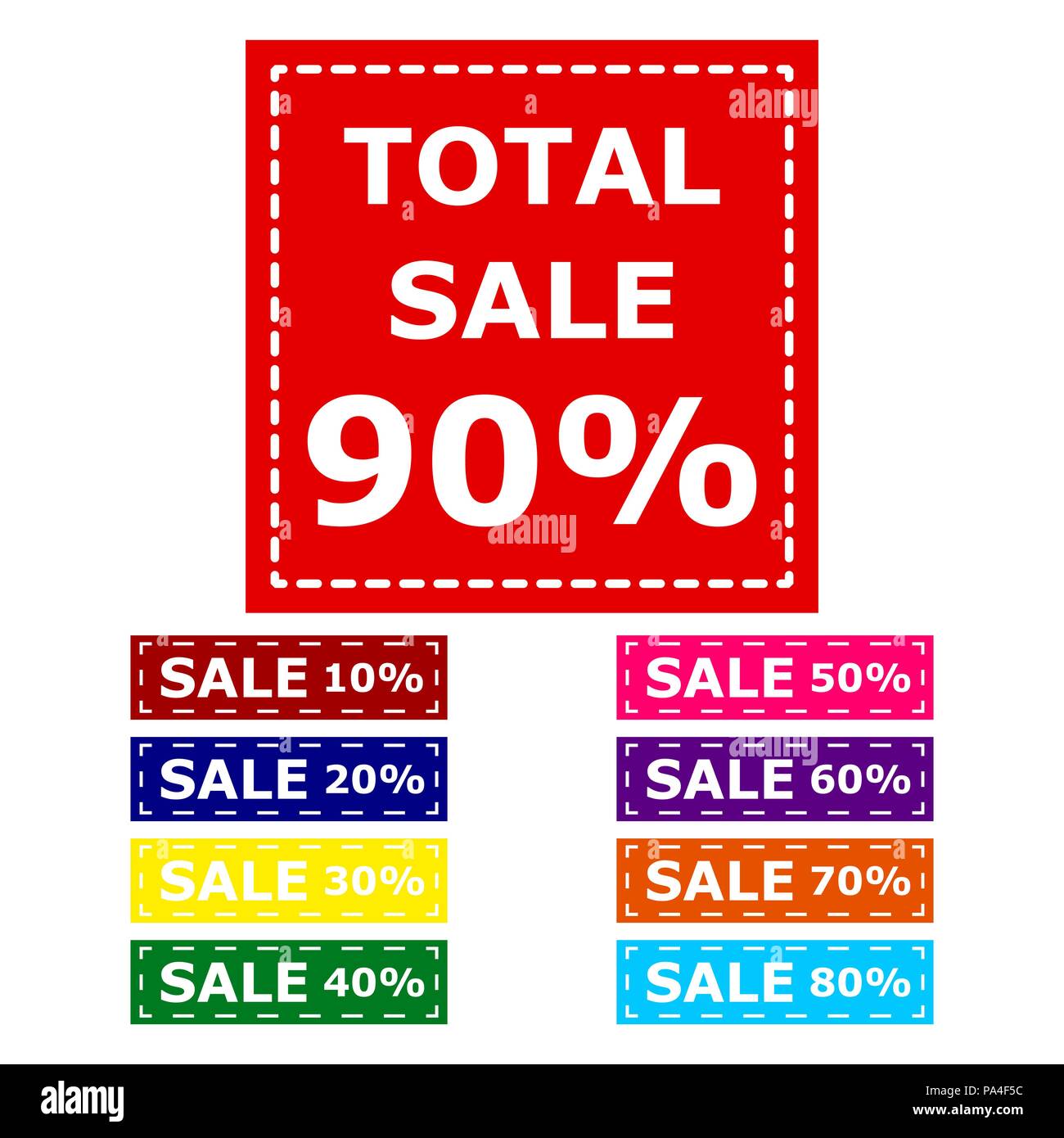 Coupons Stock Vector Images - Alamy